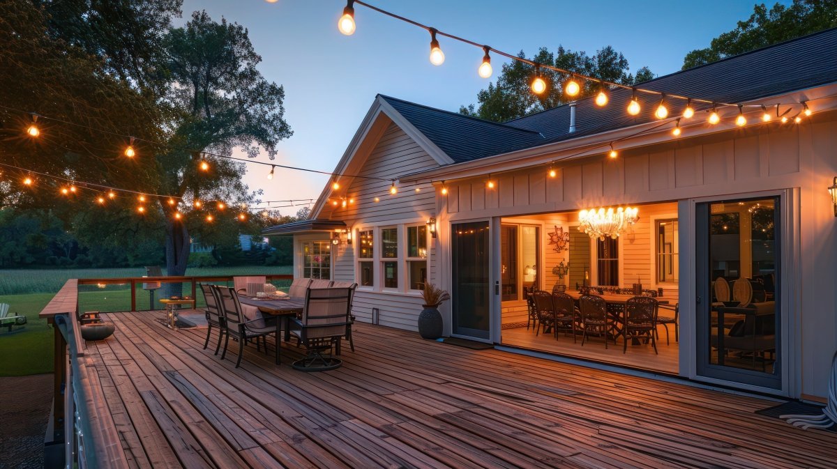 How to Hang Outdoor Patio String Lights