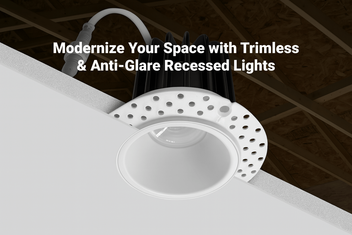 LED Trimless Recessed Lighting - Mud In Lights | NuWatt