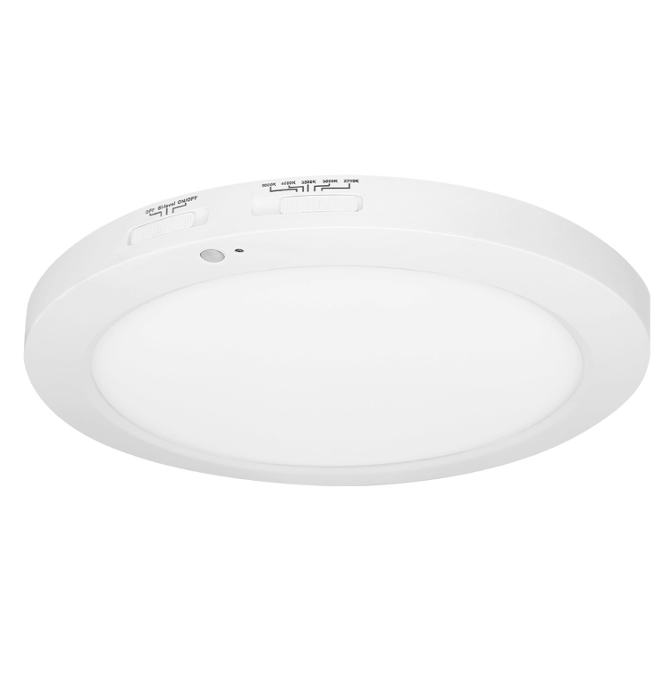 12 Inch Surface Mount LED Ceiling Light - Dimmable - 5CCT Selectable