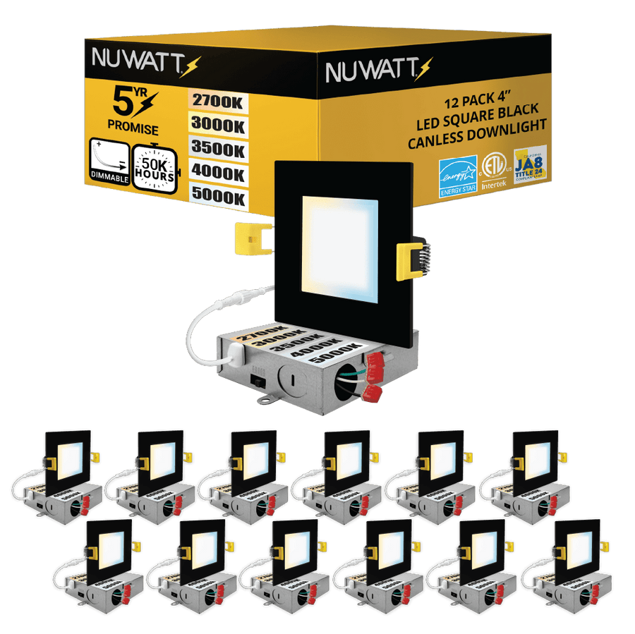 Square Canless Recessed Lighting | NuWatt Lighting - USA Company