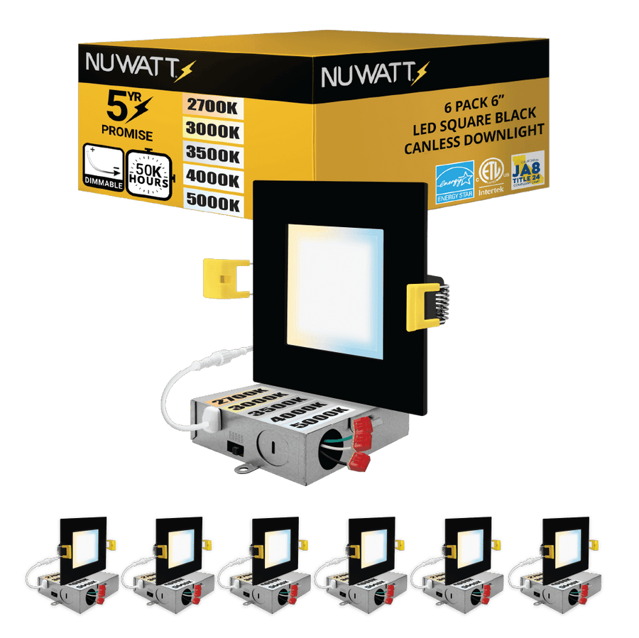 Square Canless Recessed Lighting | NuWatt Lighting - USA Company