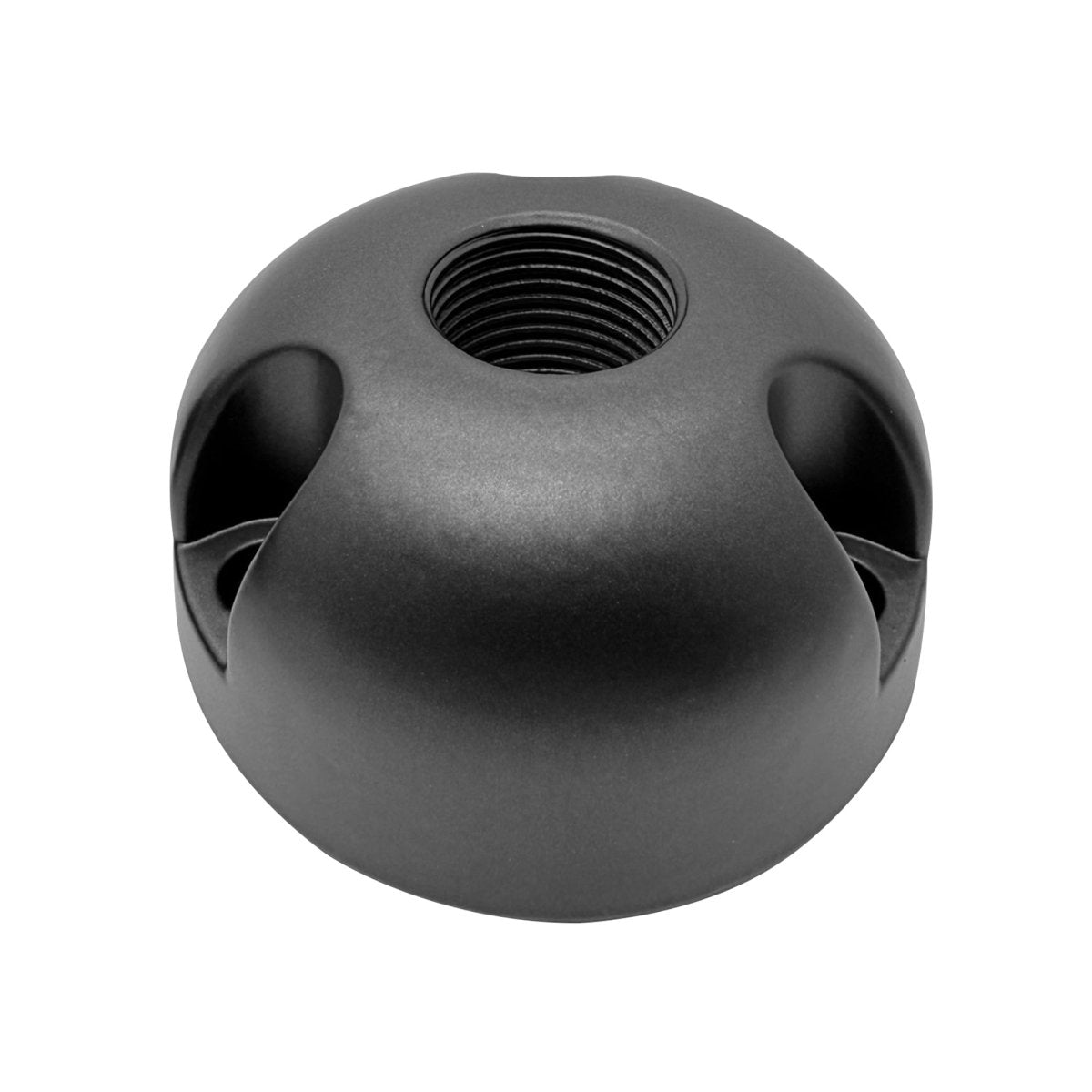 Outdoor 1/2" Knuckle Mount Surface Mount Bracket - Aluminum - Black Fi