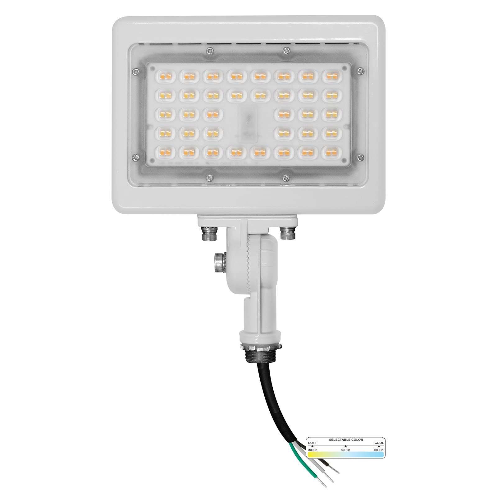 LED White Flood Light Outdoor | 15W | NuWatt Lighting