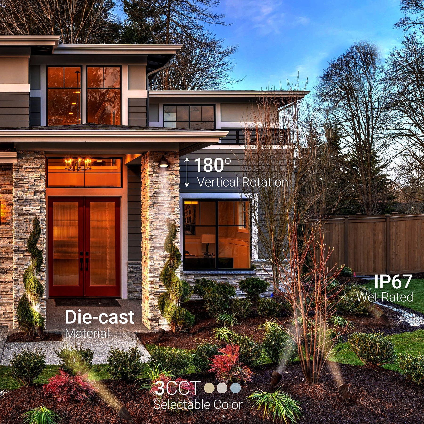 25W LED Bullet Spotlight Flood Light | NuWatt