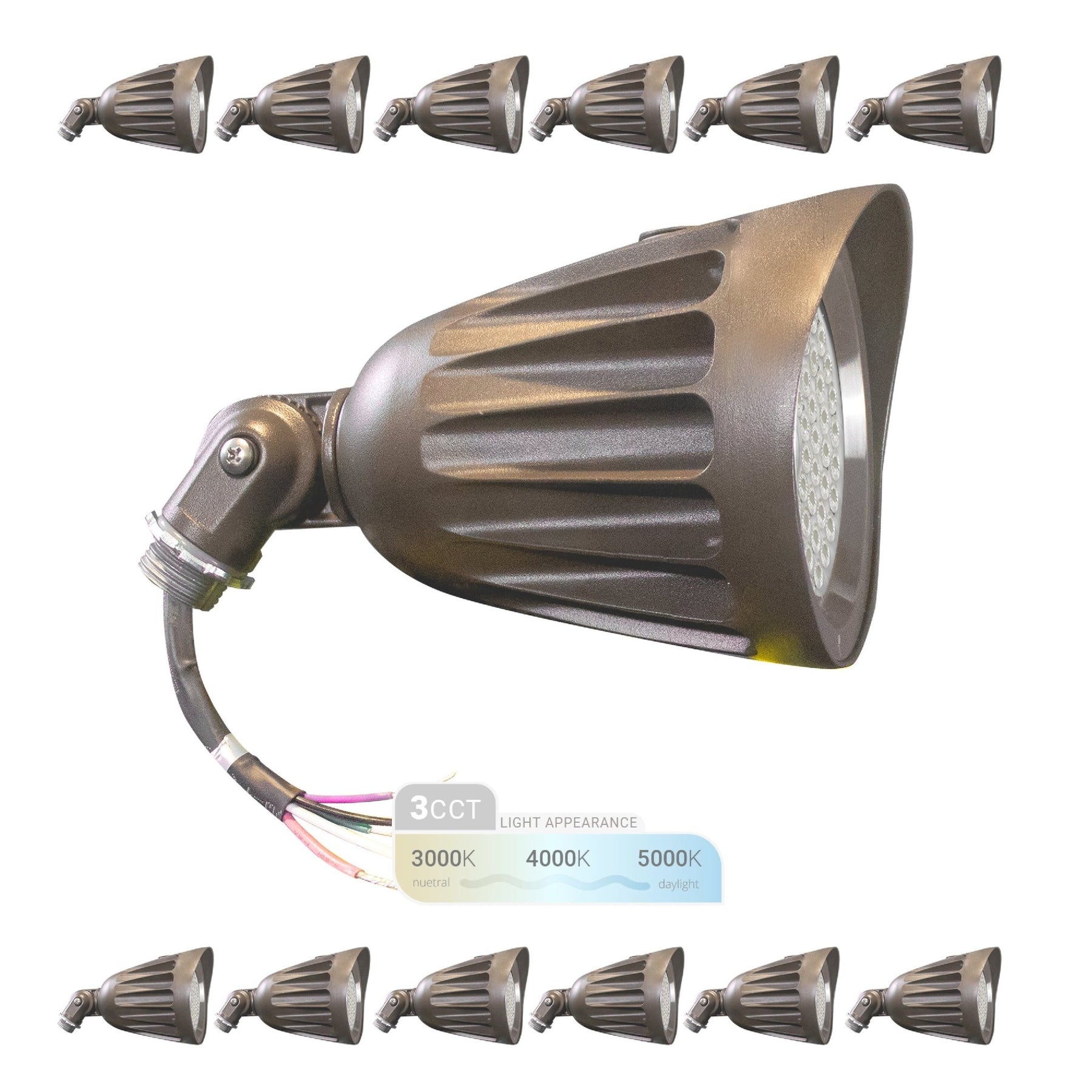 25W LED Bullet Spotlight Flood Light | NuWatt