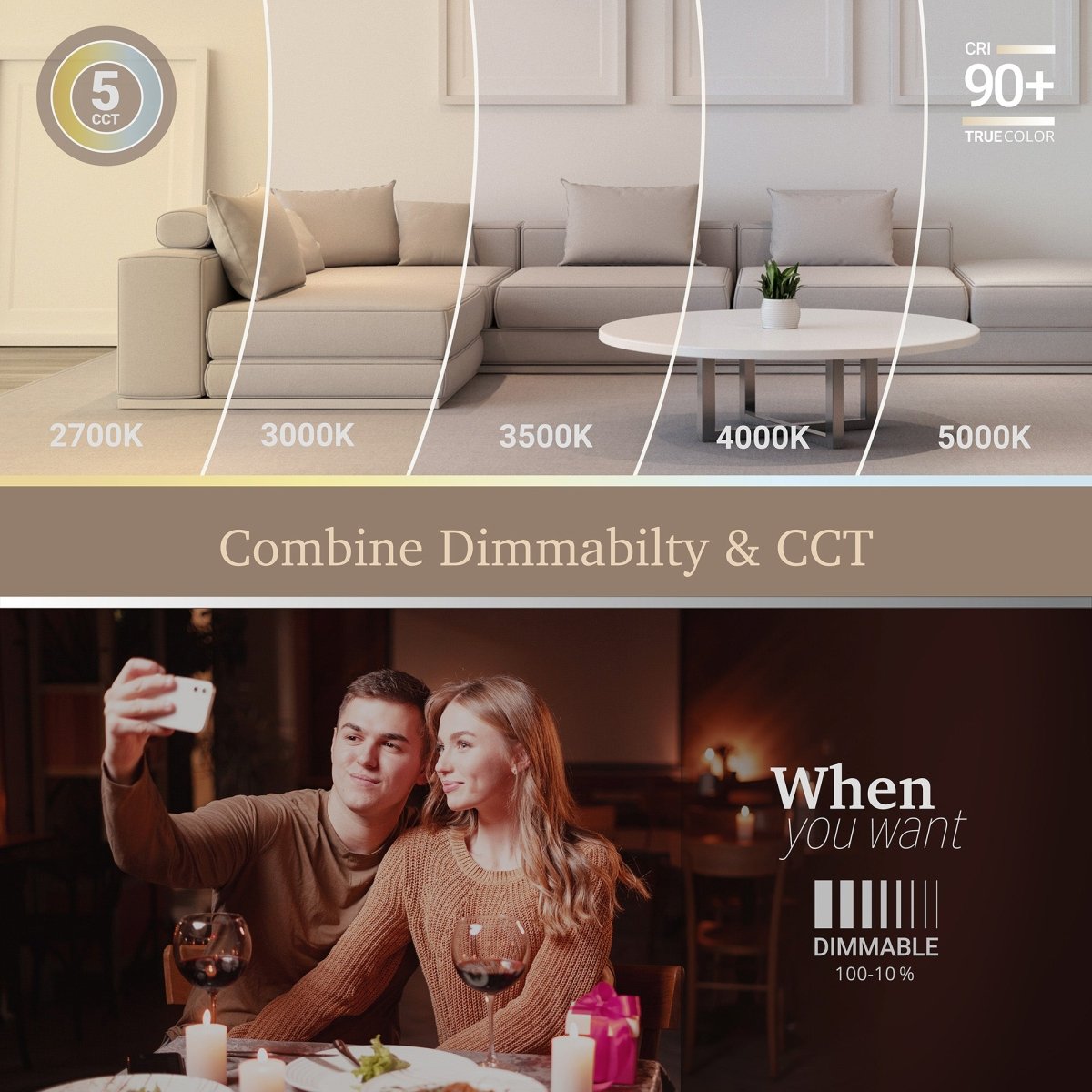 4" 2 Hour FIRE RATED LED Baffle Trim Recessed Light | NuWatt